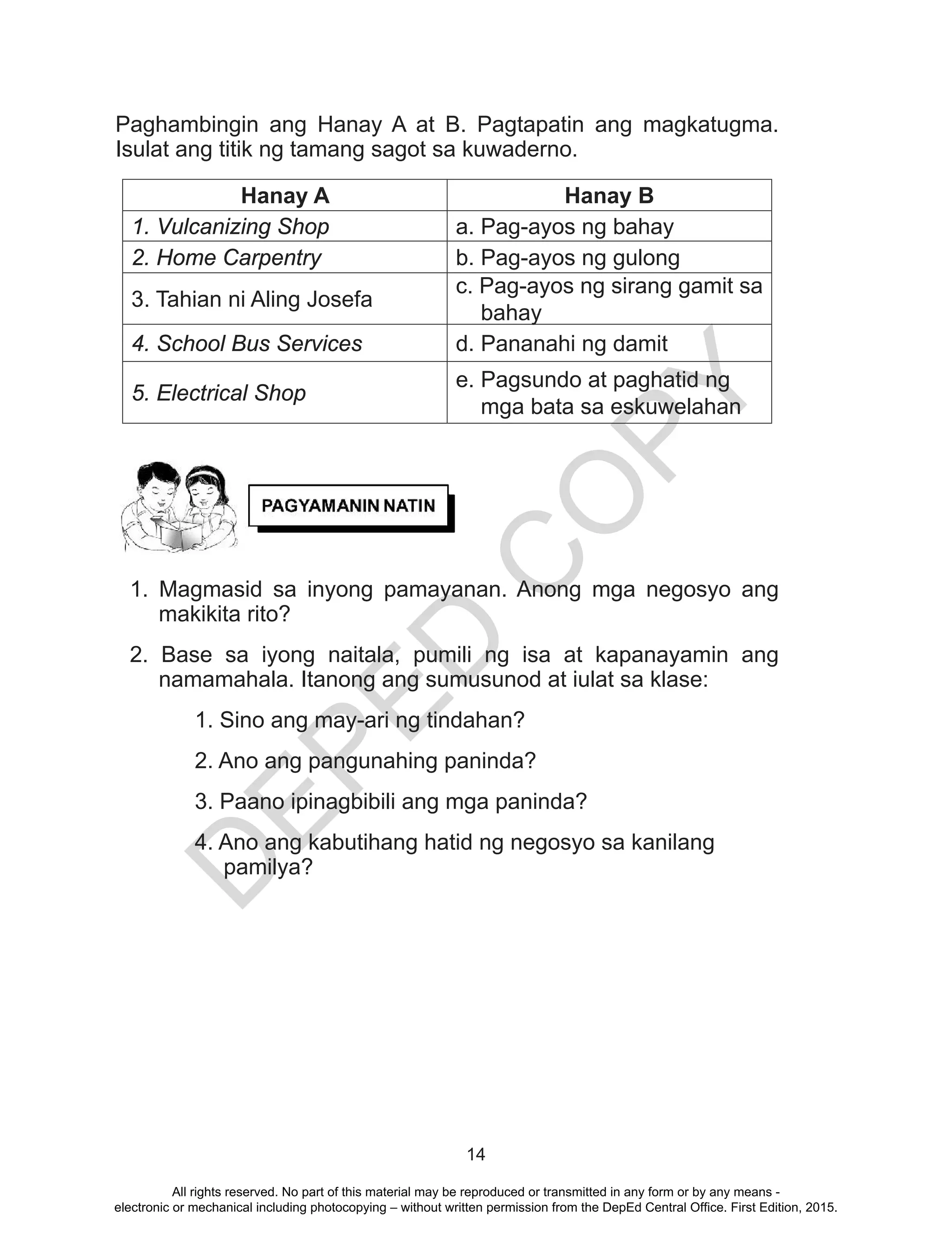 K TO 12 GRADE 4 LEARNER’S MATERIAL IN EPP (Q1-Q4) | PDF