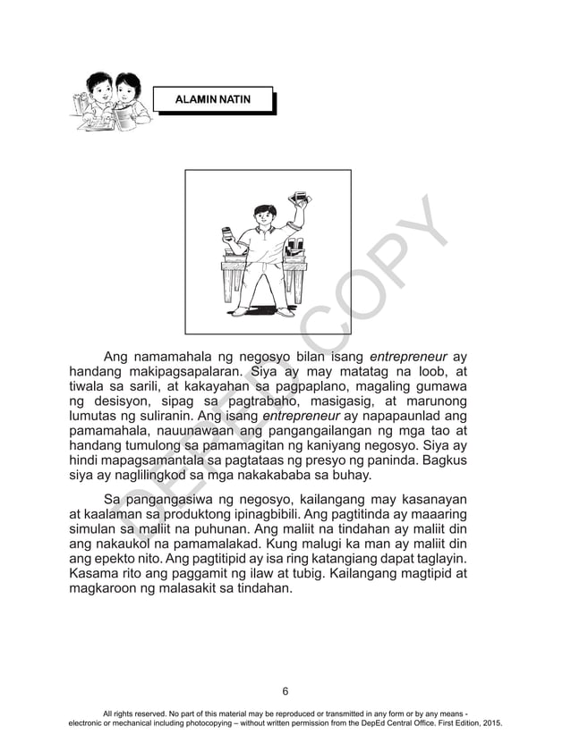 K TO 12 GRADE 4 LEARNER’S MATERIAL IN EPP (Q1-Q4) | PDF
