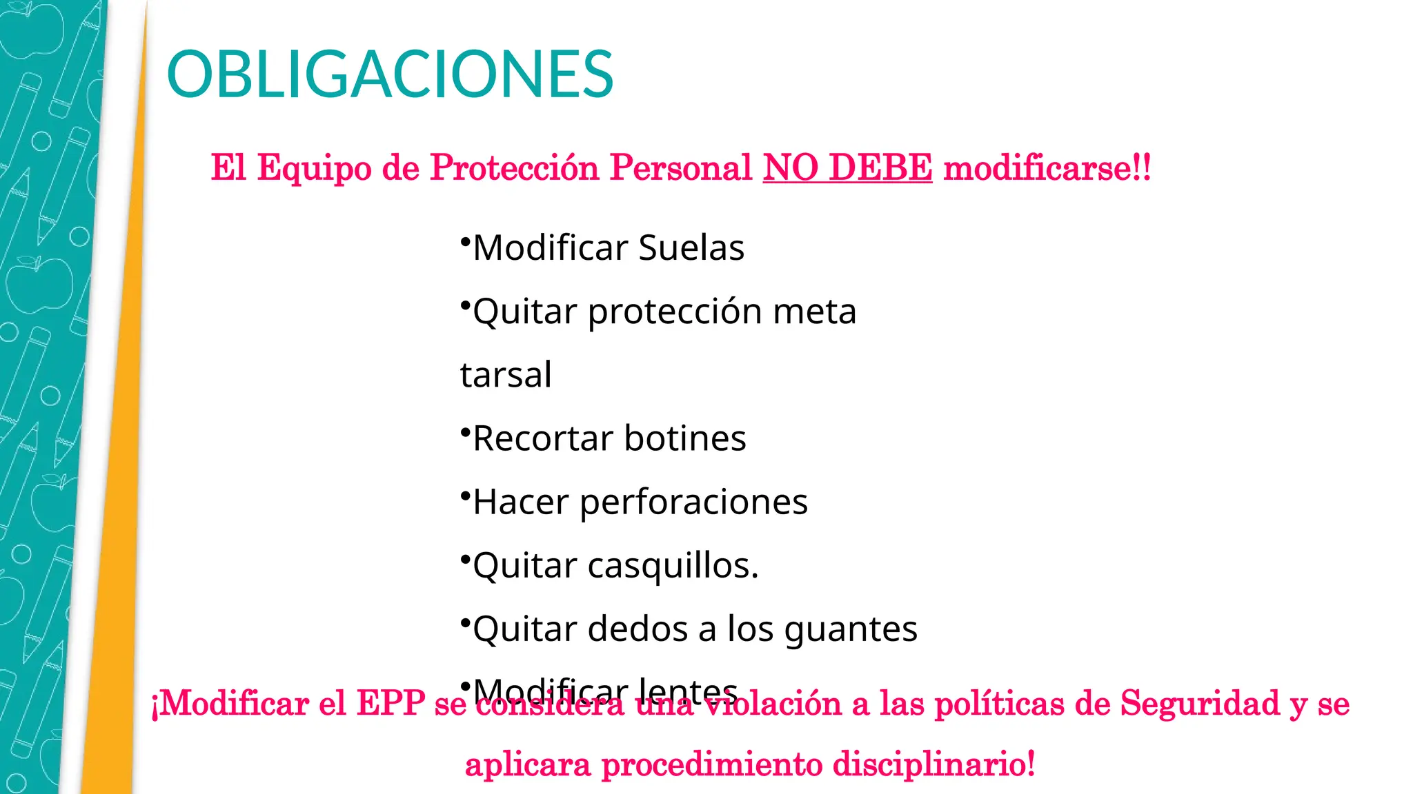 EPP uso y tipos cómo usar el epp y qué tipo de epp | PPTX