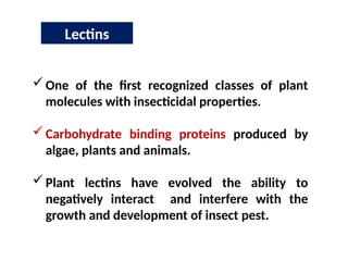 Entomotoxic plant proteins for insect pests management.pptx