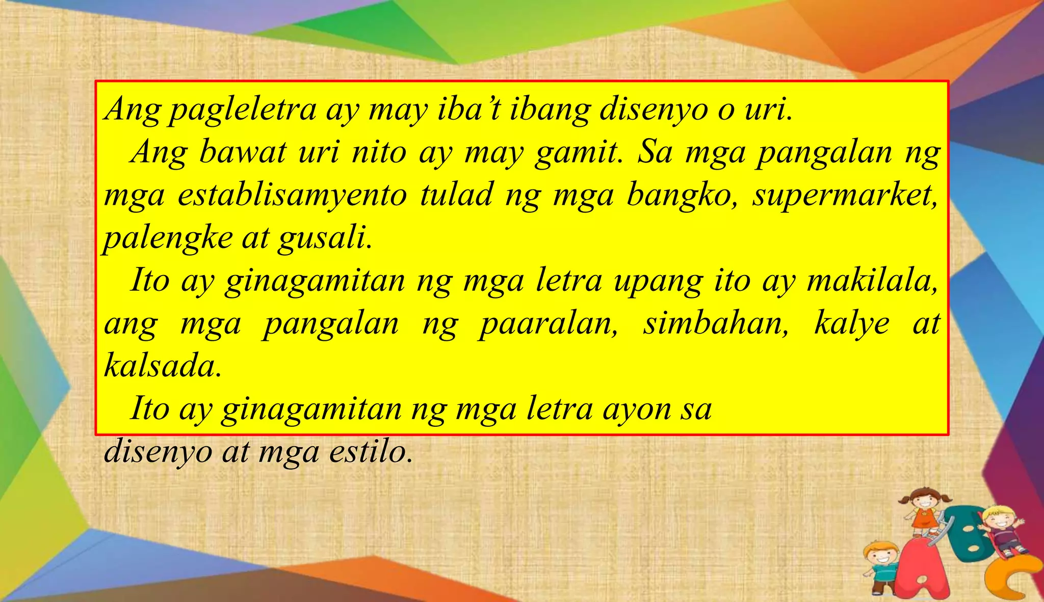EPP-4-INDUSTRIAL-ARTS-ARALIN-4_ANG-PAGLELETRA.pptx