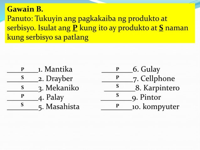 EPP-5-1st-produkto-at-serbisyo (1).pptx for cot | PPTX