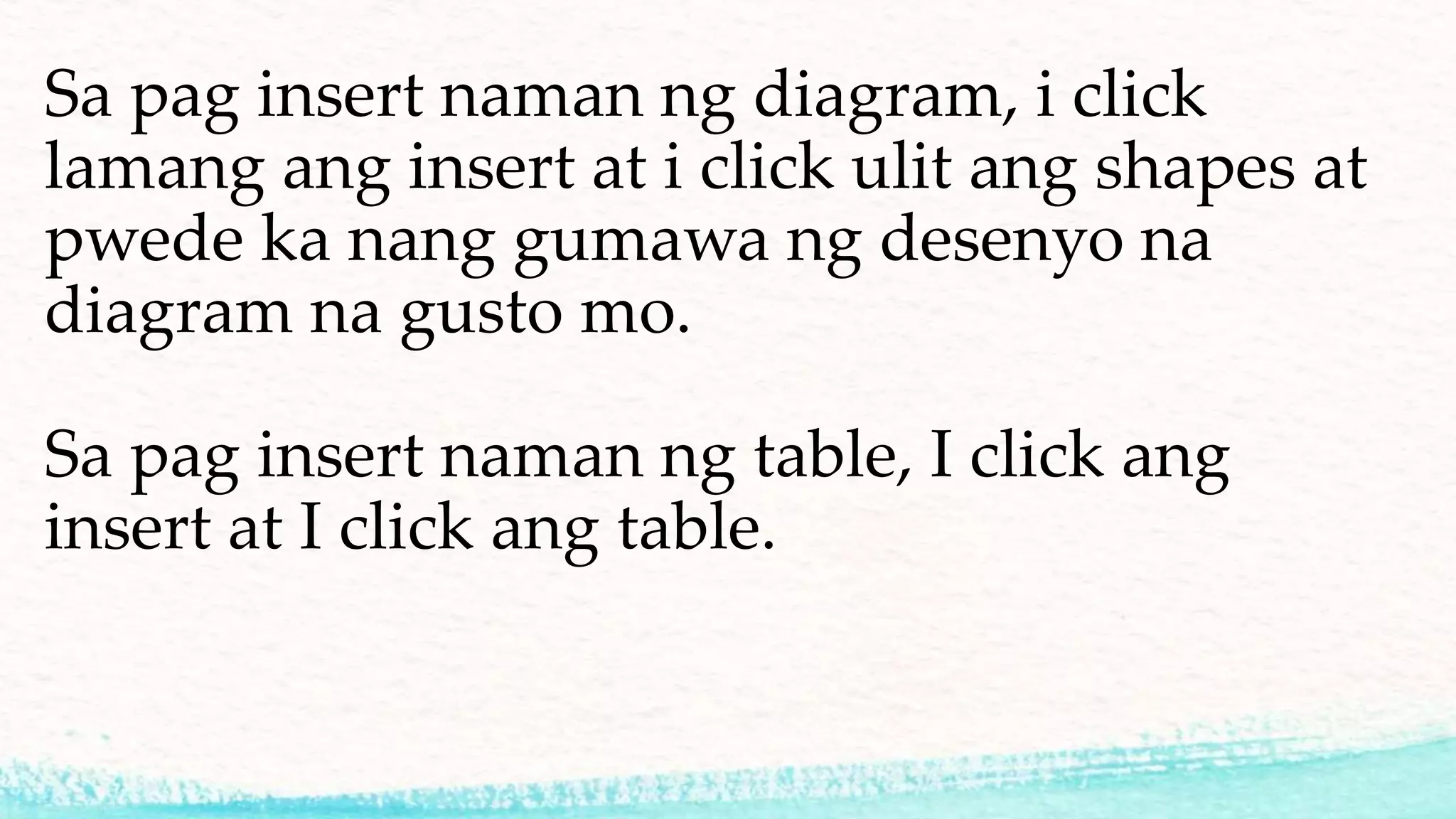 nagagamit ang mga basic features ng slide presentation tool sa pagbuo ...