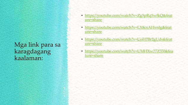 nagagamit ang mga basic features ng slide presentation tool sa pagbuo ...