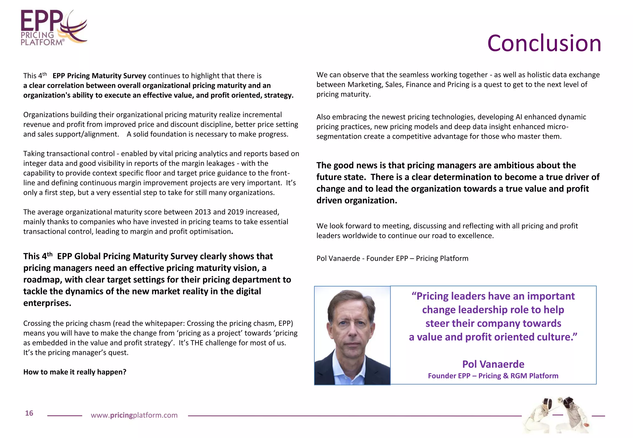 Global Pricing Maturity Survey | PDF