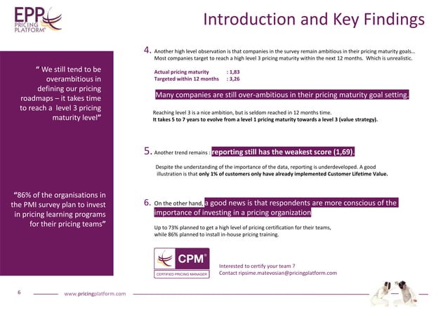 Global Pricing Maturity Survey | PDF | Sales | Business