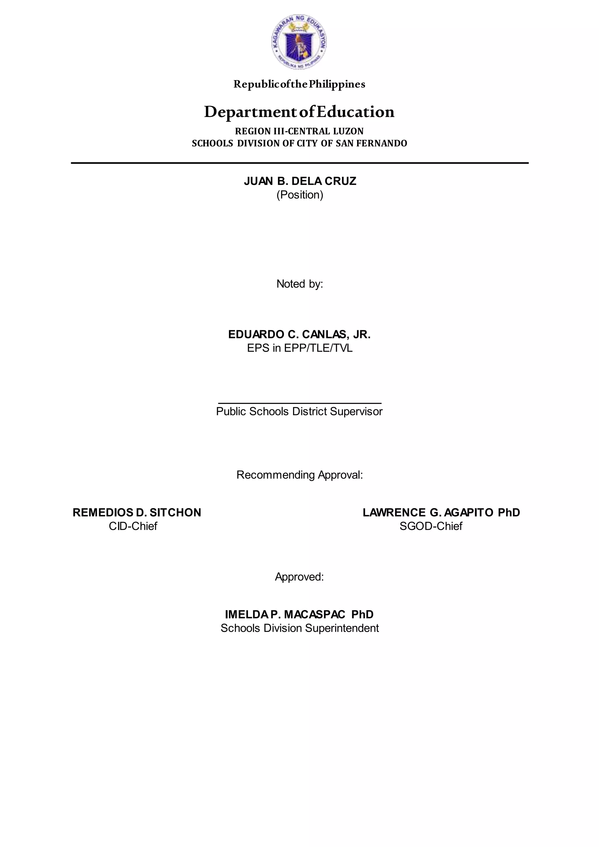 Epp tle-tvl project proposal | DOCX