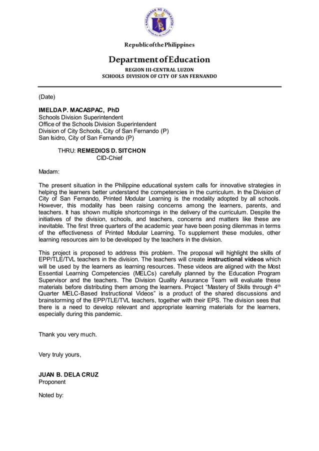 Epp tle-tvl project proposal | PDF