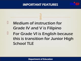 EPP-TLE Curriculum Framework for school use | PPTX