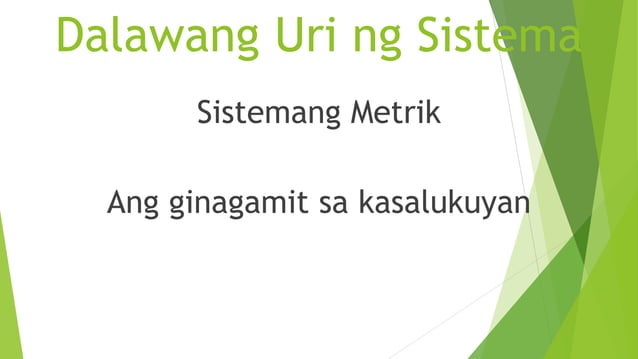 Pagsusukat at Ang Mga Kagamitan sa Pagsusukat | PPTX