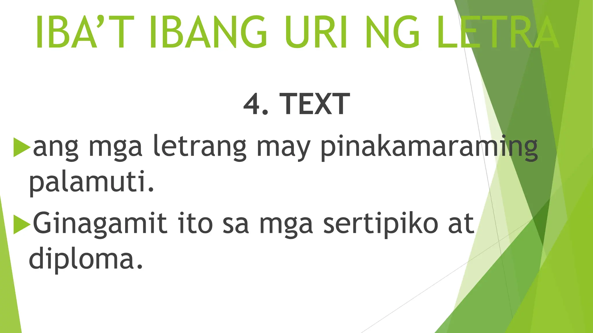 Pagleletra at Iba't Ibang Uri na Pagleletra | PPTX