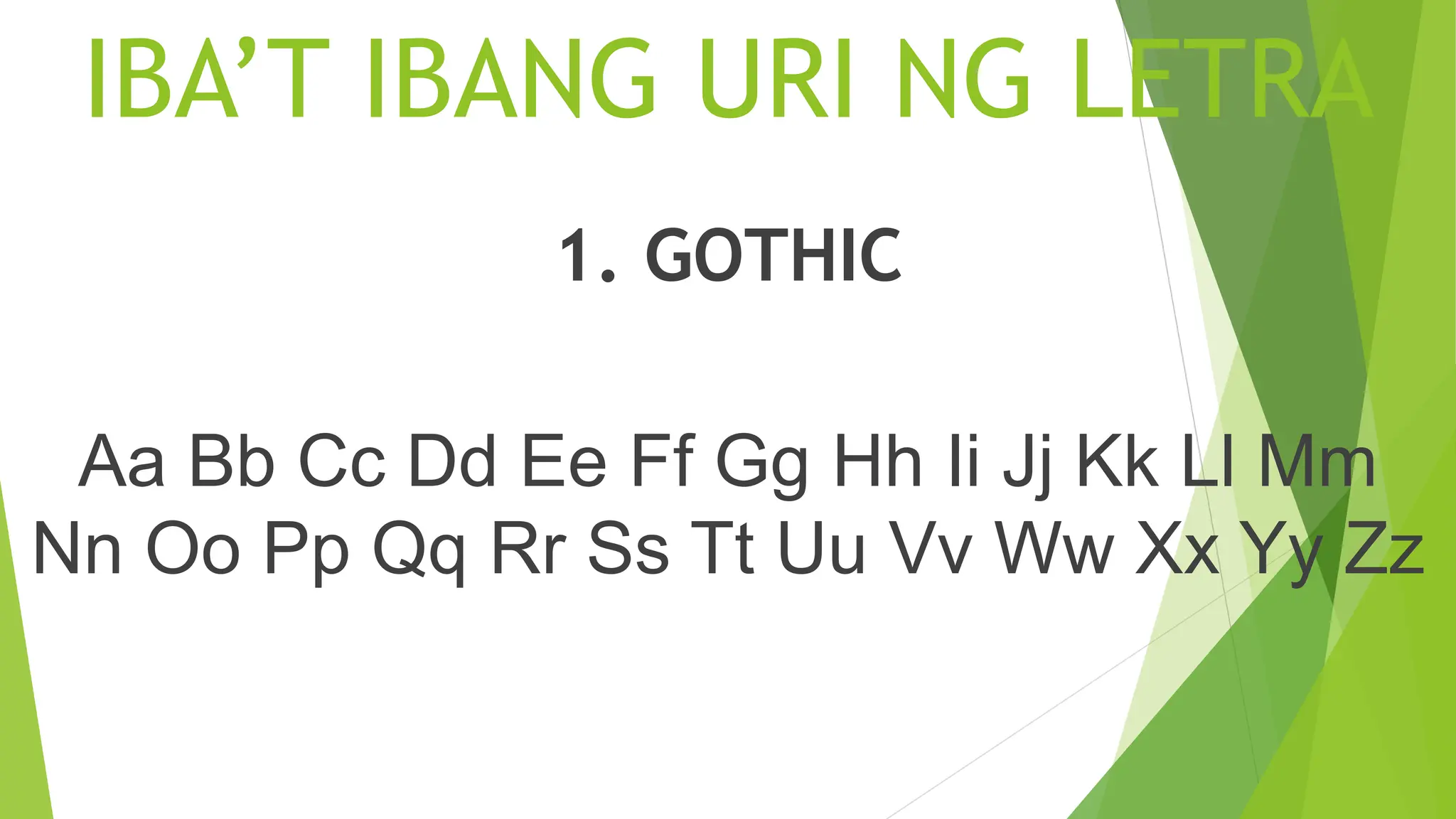 Pagleletra at Iba't Ibang Uri na Pagleletra | PPTX