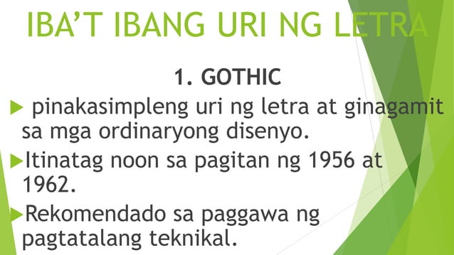 Pagleletra at Iba't Ibang Uri na Pagleletra | PPTX