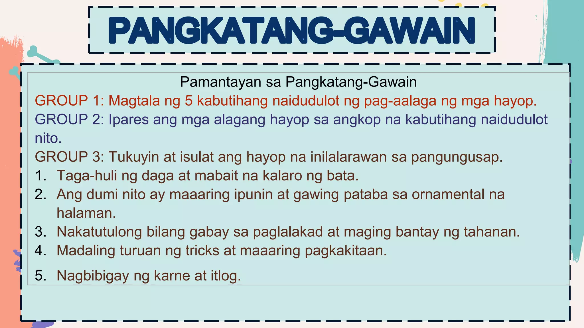 EPP 4-KABUTIHANG DULOT NG PAG-AALAGA NG HAYOP.pptx
