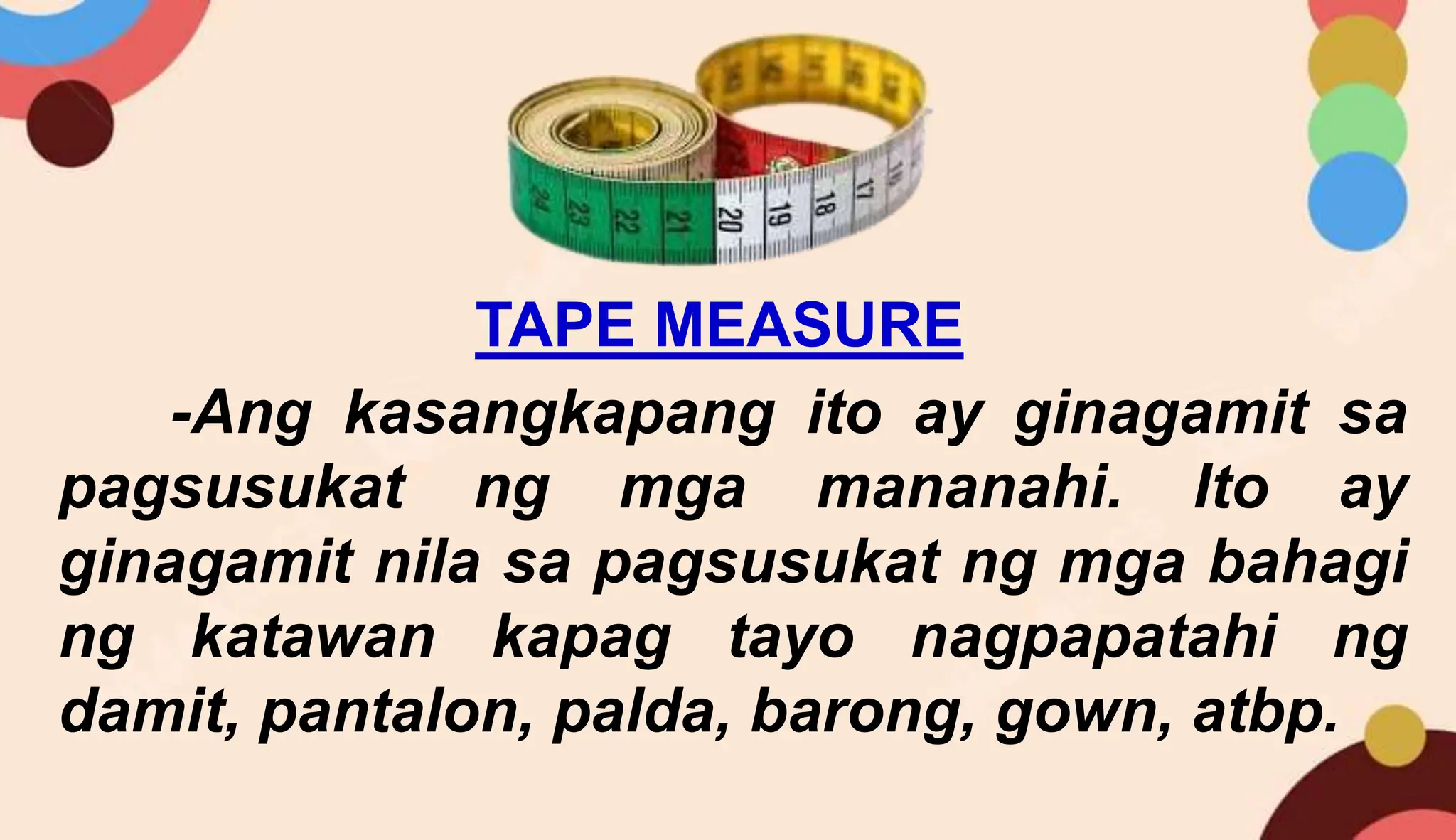 EPP 4 INDUSTRIAL ARTS-ARALIN 1_MGA KAGAMITAN SA PAGSUSUKAT.pptx