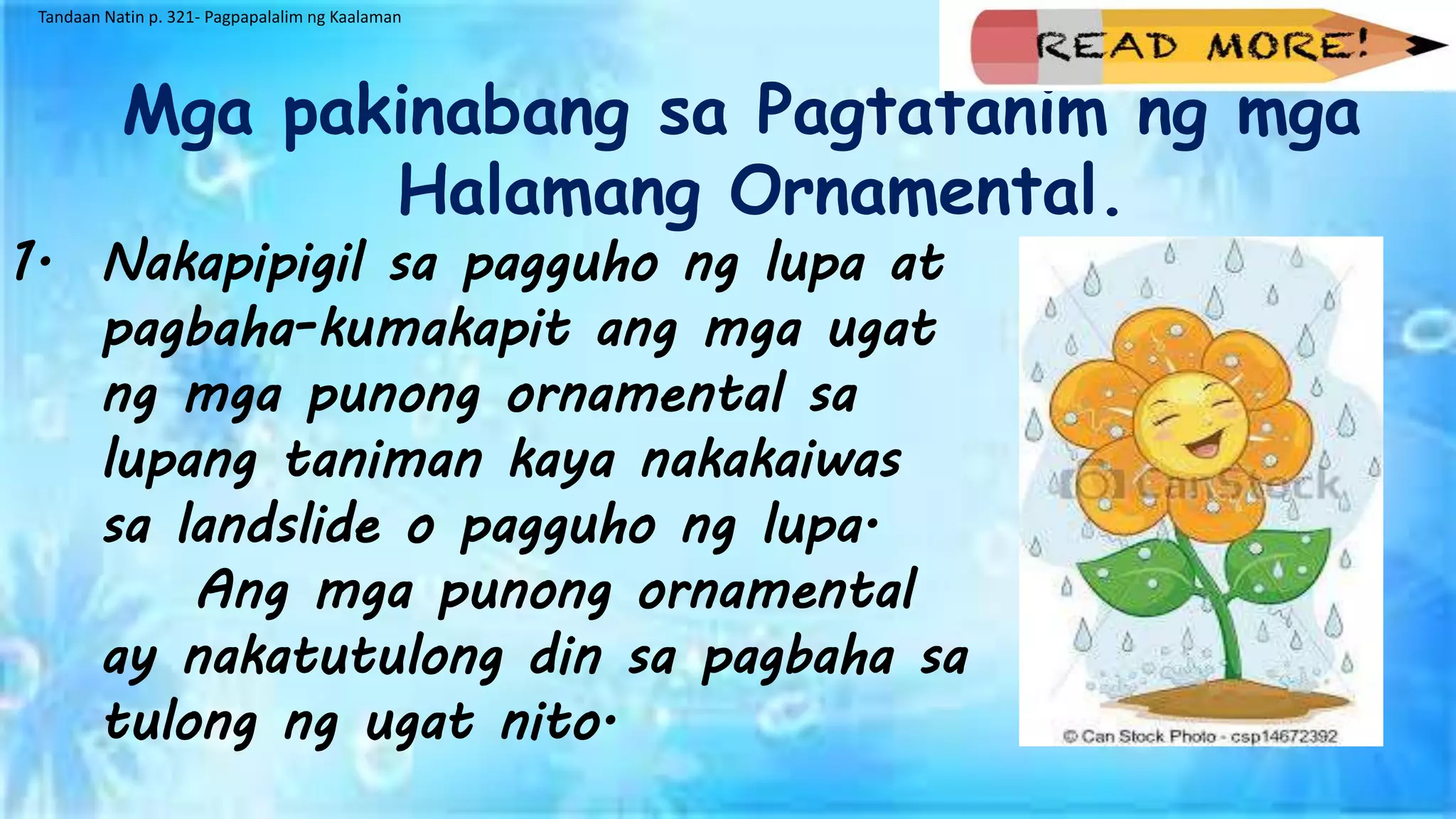 EPP 4 PPT Q3 - Agri Aralin 1 - Pakinabang sa Pagtatanim ng Halamang ...