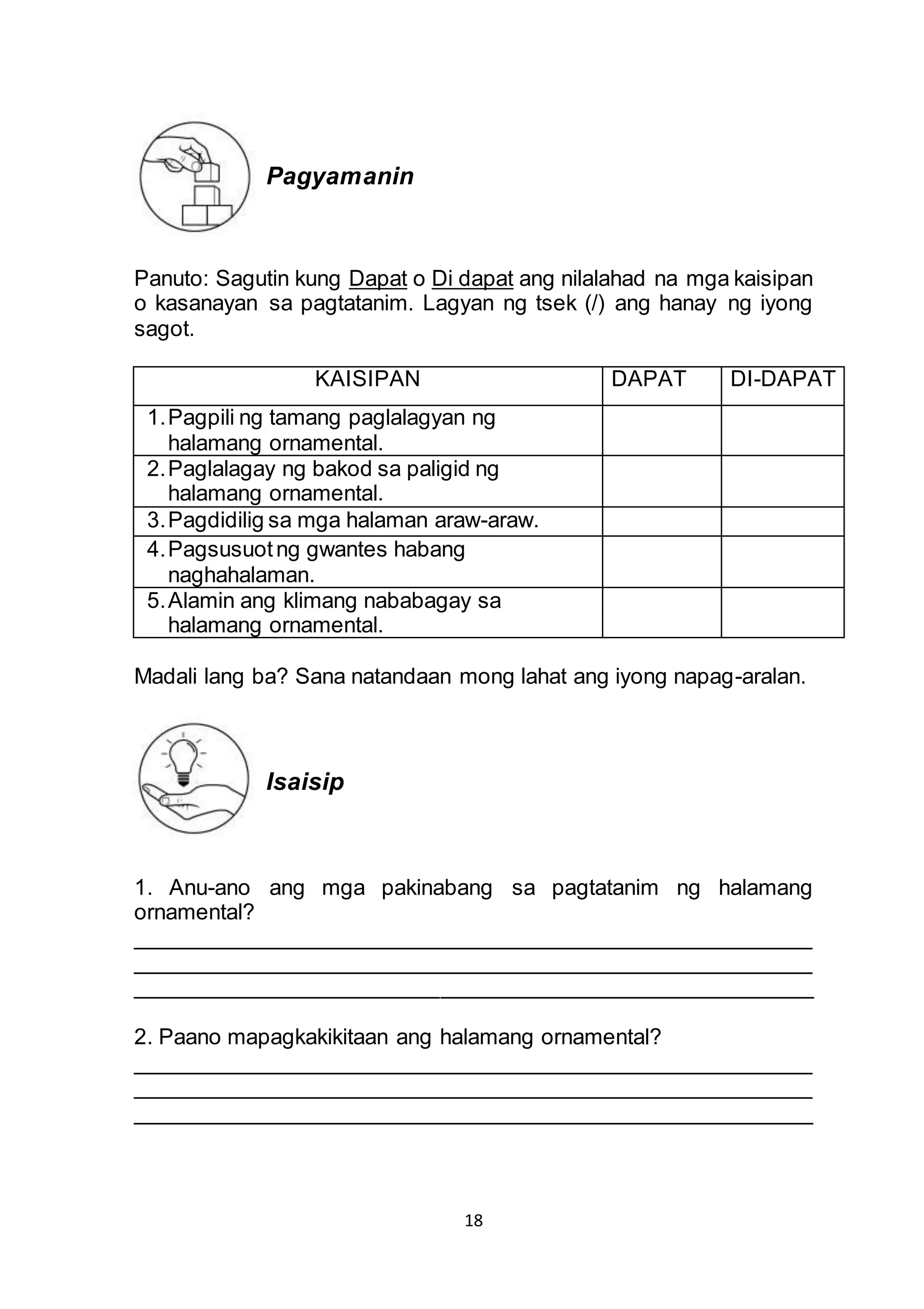 EPP4_Q1_Mod1_Mga Kasanayan at Kaalaman sa Pagtatanim ng Halamang Ornamental _Version 3.docx