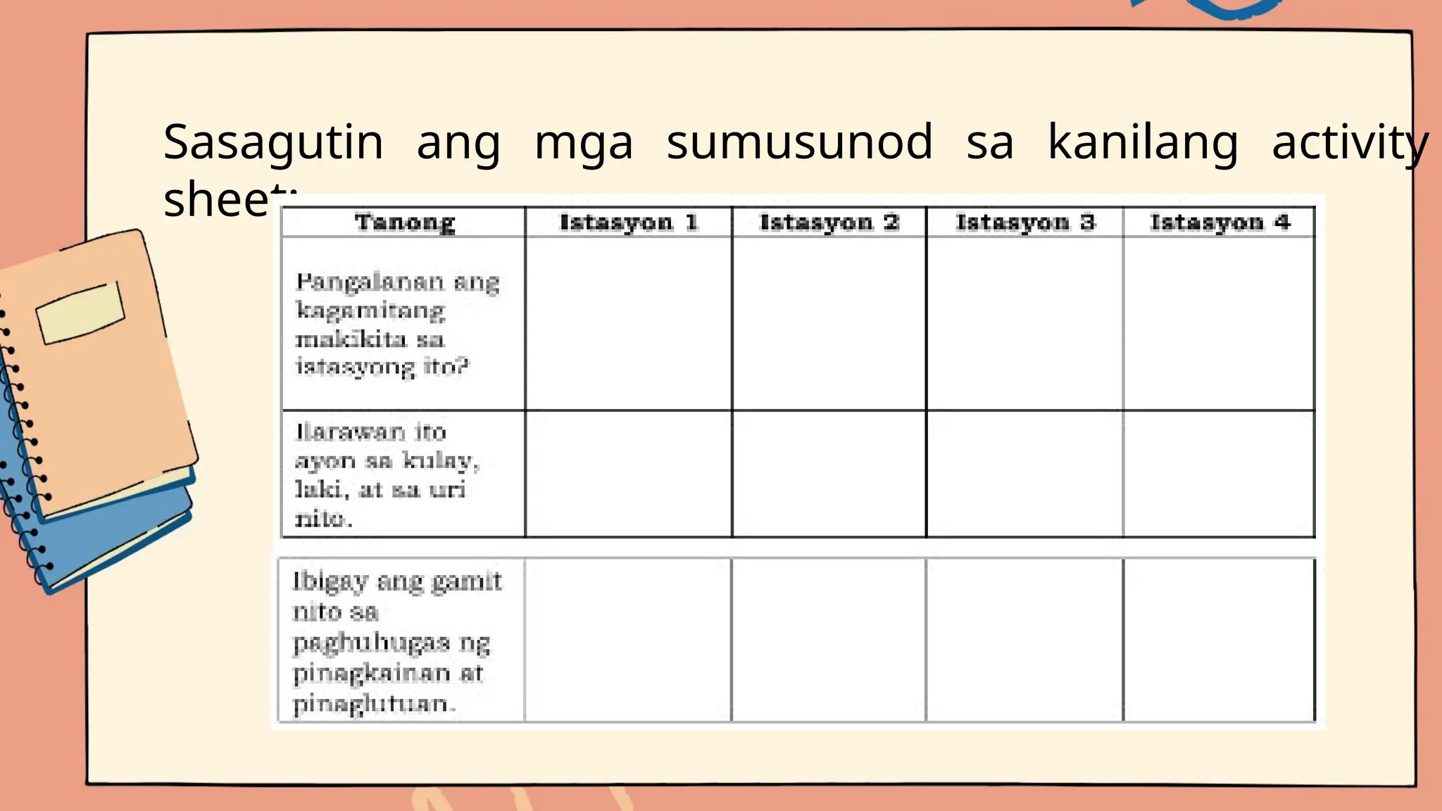 EPP 4_Q3_Week 4.pptx 1. Natutukoy ang mga kagamitan at consumables sa ...