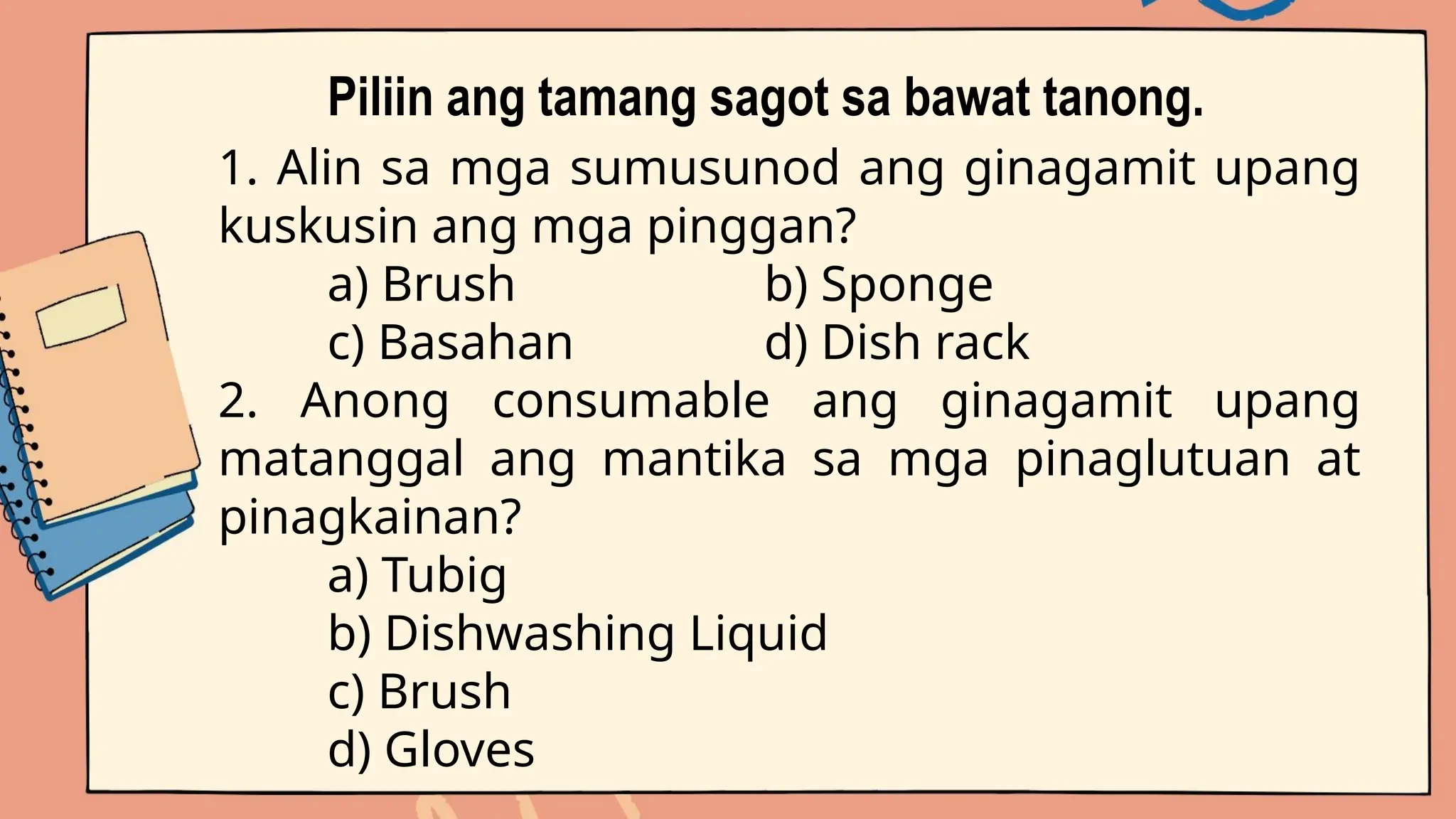 EPP 4_Q3_Week 4.pptx 1. Natutukoy ang mga kagamitan at consumables sa ...