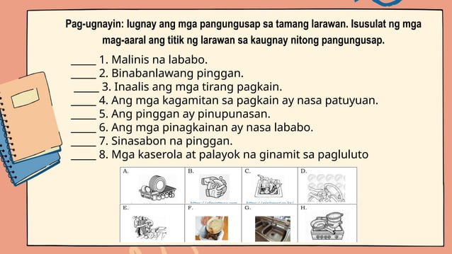 EPP 4_Q3_Week 4.pptx 1. Natutukoy ang mga kagamitan at consumables sa ...