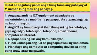 Araling Panlipunan 6: Term 1 Week 1 Day 1 Activities and Answer Key | PPTX