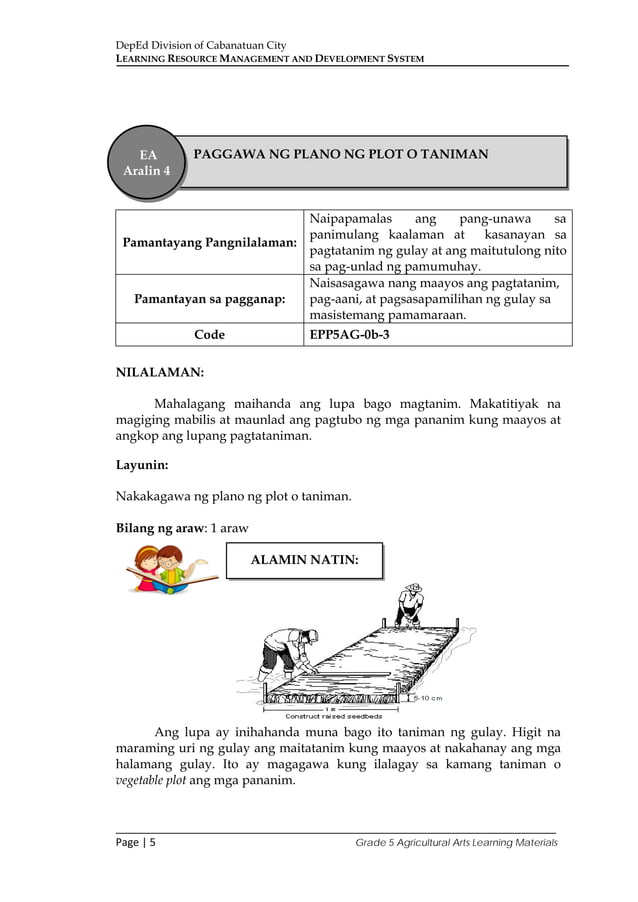 Agriculture EPP5 | PDF