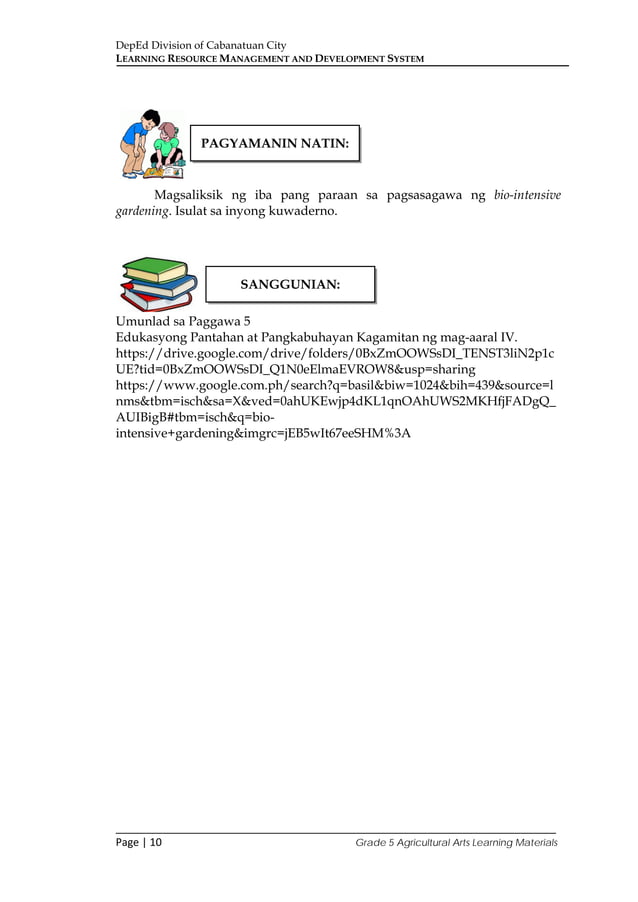 Agriculture EPP5 | PDF