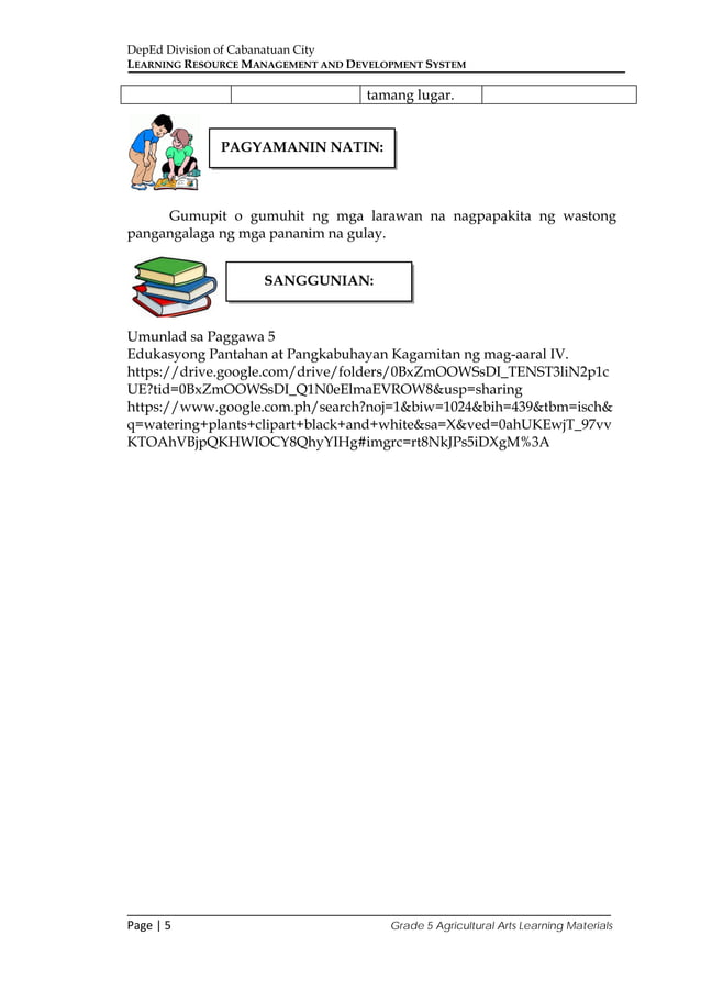 Agriculture EPP5 | PDF