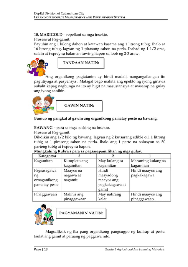 Agriculture EPP5 | PDF