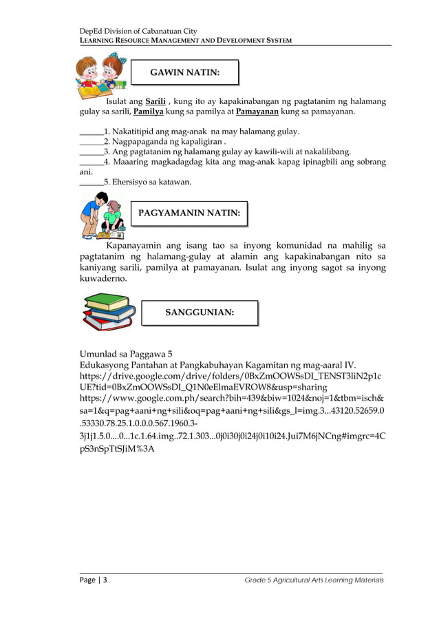 Agriculture EPP5 | PDF