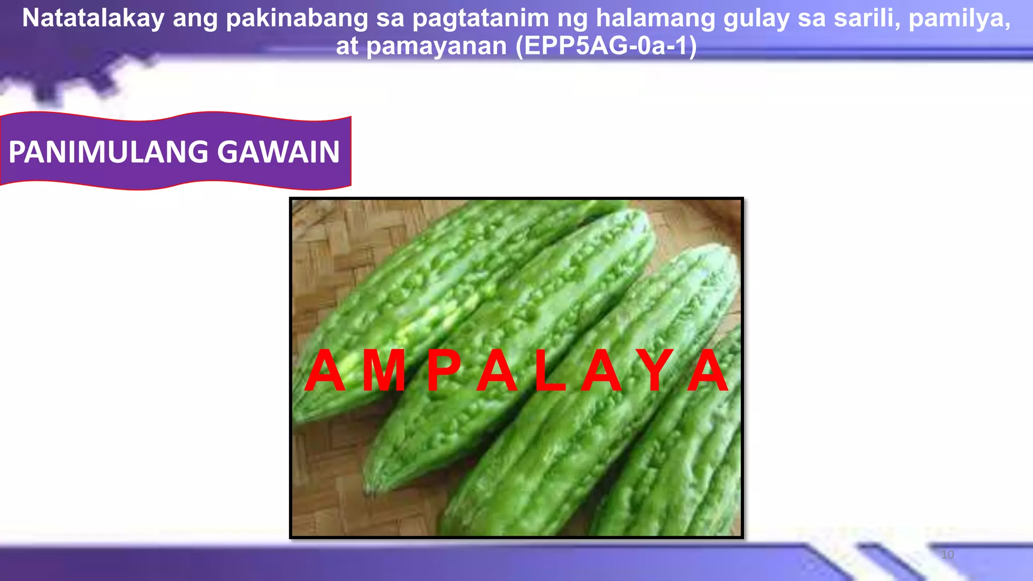 Edukasyon Pantahanan at Pangkabuhayan Grade 5 1st Quarter Lesson 1 ...