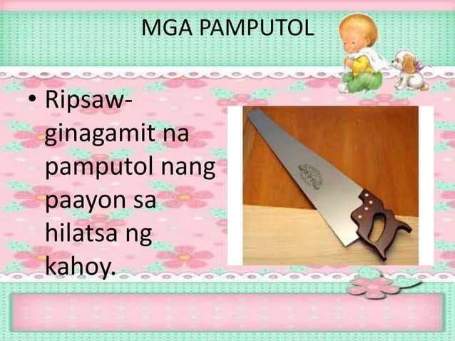 EPP 5 PPT Q3 W2 - Mga Uri At Gamit Ng Mga Kasangkapan Sa Paggawa.pptx