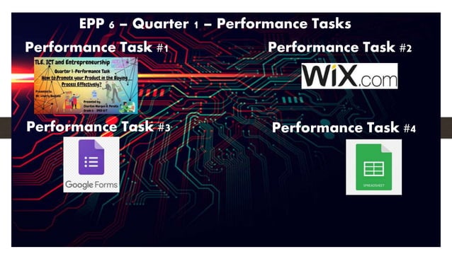 Epp 6 performance task #5 | PPT