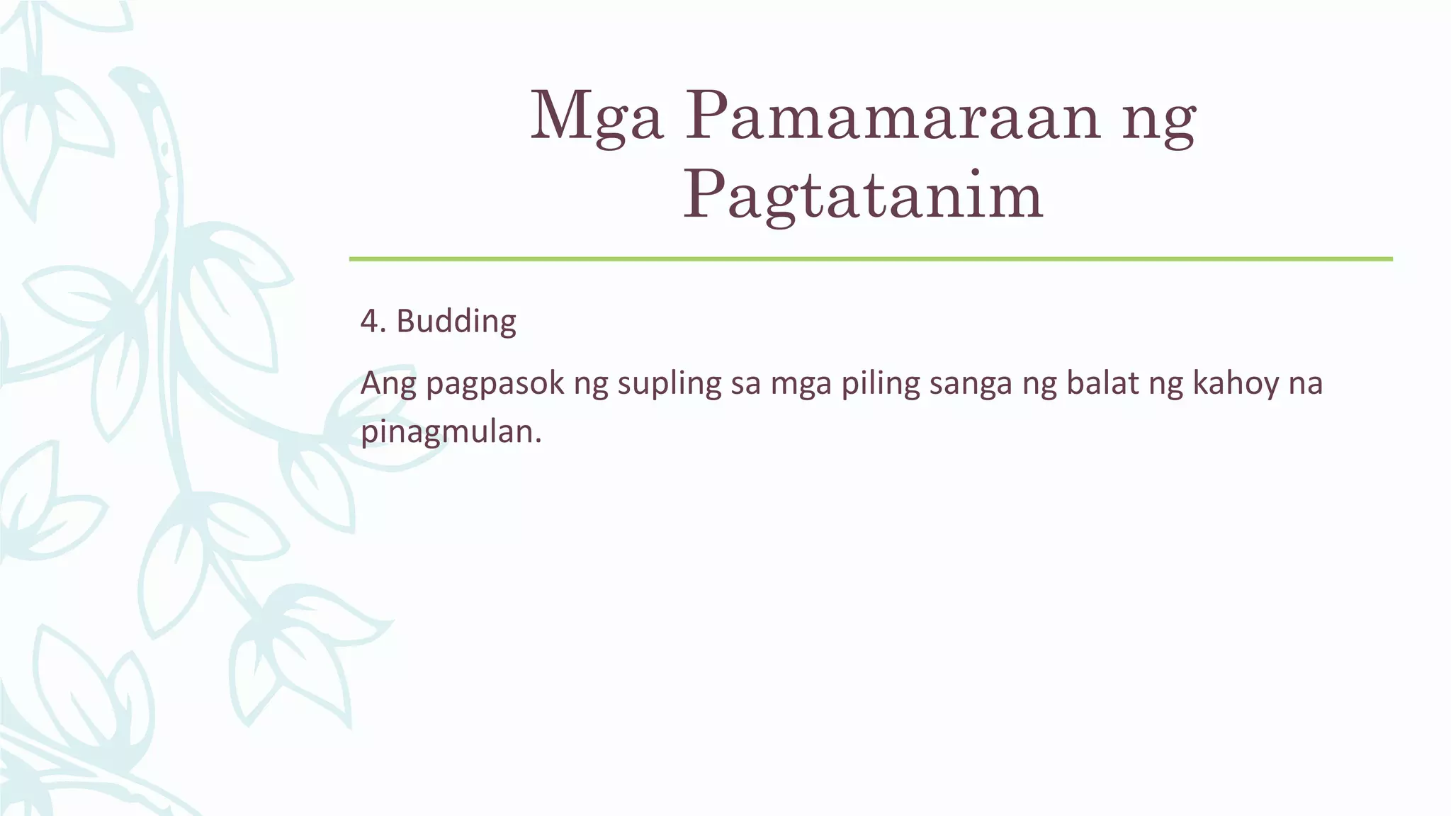 Epp 6 aralin 2 mga kagamitan at paraan sa pagtatanim | PPTX