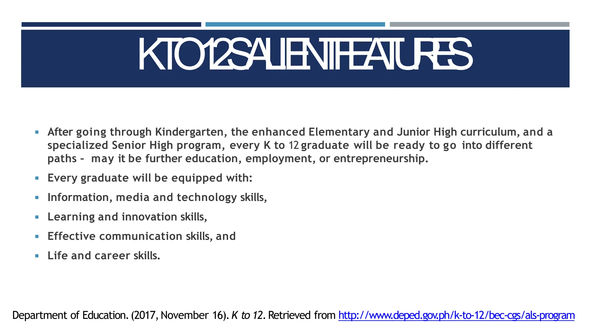 EPP and TLE Curriculum Framework Under K to 12 | PPTX