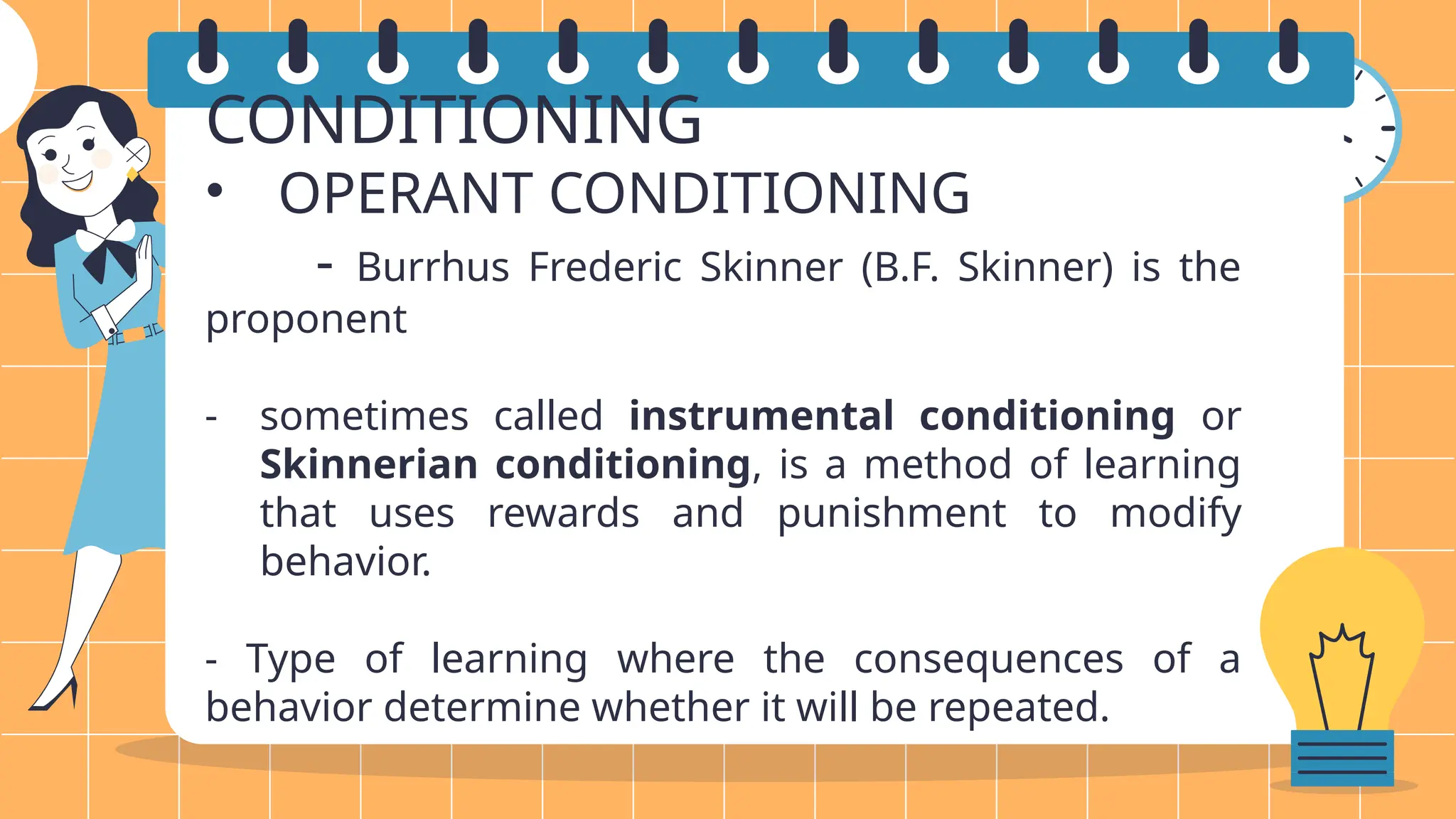 epp behavioris learning theories( conditioned and unconditioned response) | PPTX