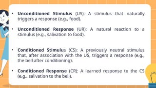 epp behavioris learning theories( conditioned and unconditioned ...