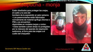 Equipo de Protección Personal Estructural para BOMBERO | PPTX
