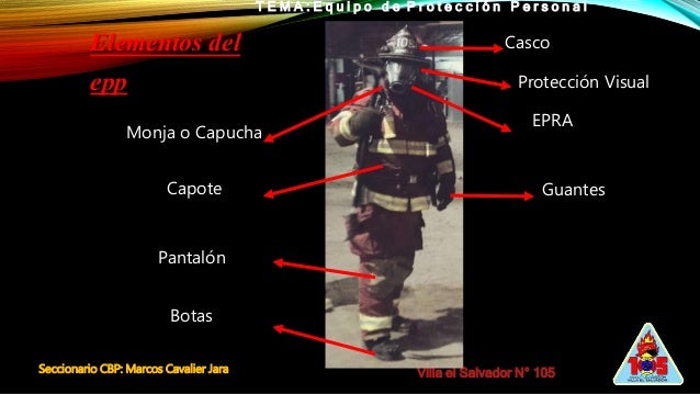 Equipo de Protección Personal Estructural para BOMBERO