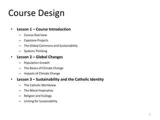 Lesson 1: Course Introduction / Sustainability & Systems Thinking | PDF