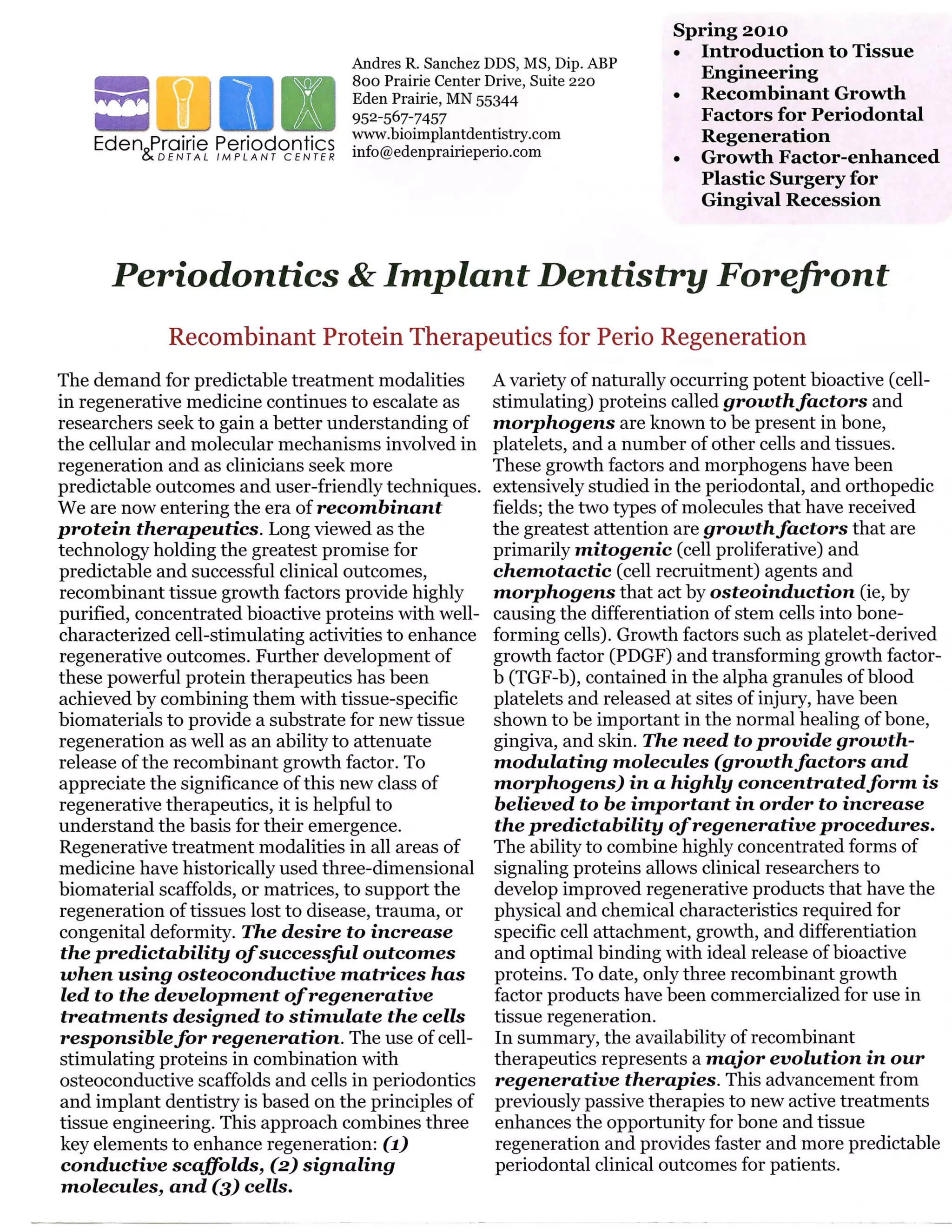 Ep Perio Spring 2010 | PDF