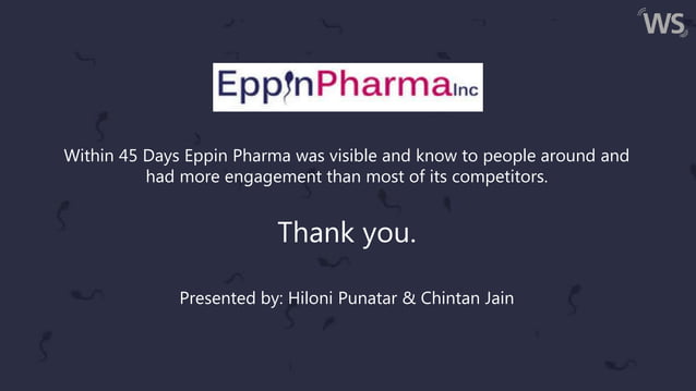 Eppin pharma Digital Marketing Case Study by Webshakers | PPTX