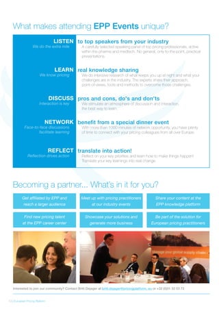 5th EPP Life Sciences Pricing Forum | PDF