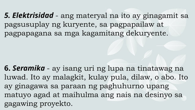 epp ppt 4th quarter week 1 power point presentation | PPT