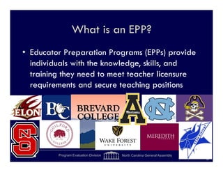 Educator Preparation Program Presentation | PPT