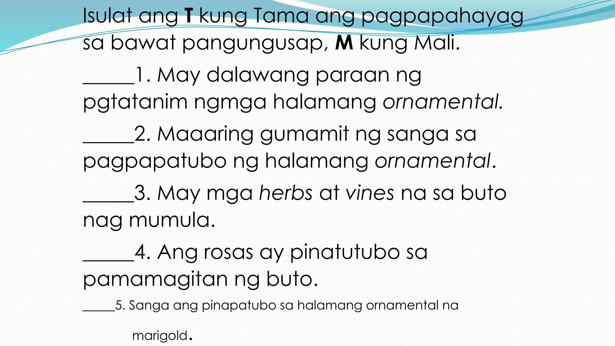 EPP 4 Kapakinabangan ng Pagtatanim ng Halamang Ornamental | PPT