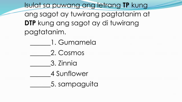 EPP 4 Kapakinabangan ng Pagtatanim ng Halamang Ornamental | PPT