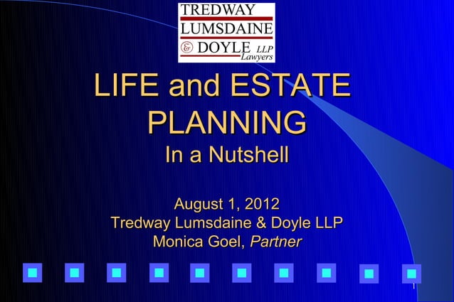 Basics of Estate Planning | PPT | Life Insurance | Insurance