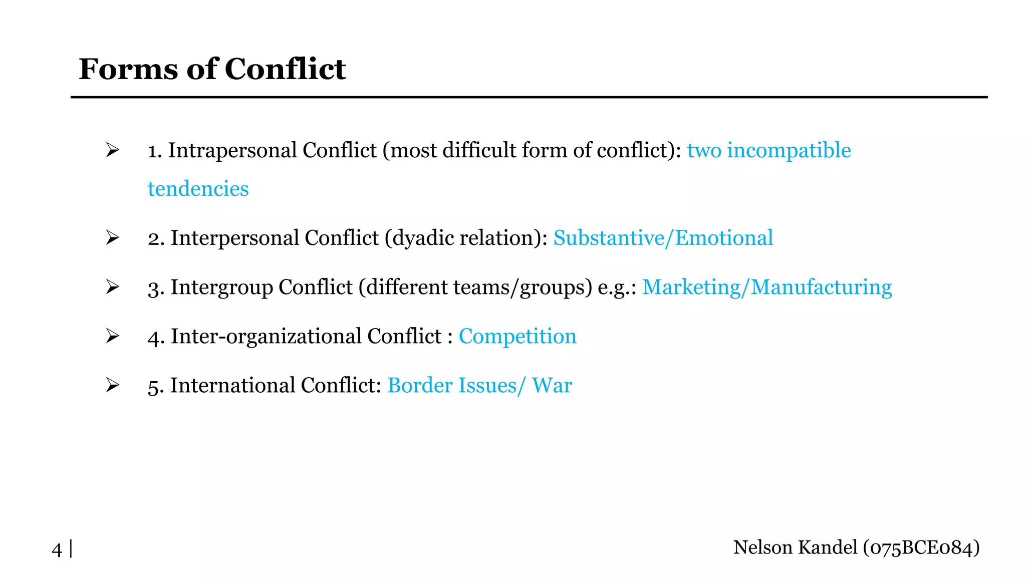 Conflict and Dispute | PDF