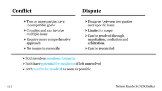 Conflict and Dispute | PDF